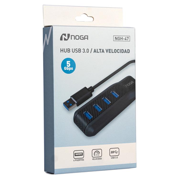 HUB USB 4 Puertos 5 Gbps - Noganet